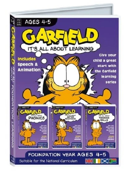 GARFIELD IT'S ALL About... Foundation Year Learning, PC CD-Rom. EUR 3 ...