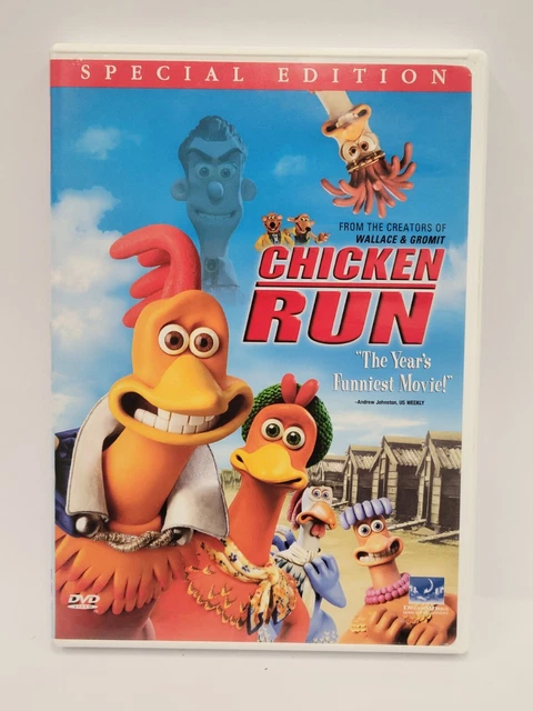 CHICKEN RUN (DVD, 2000, Widescreen Special Edition) Dreamworks ...