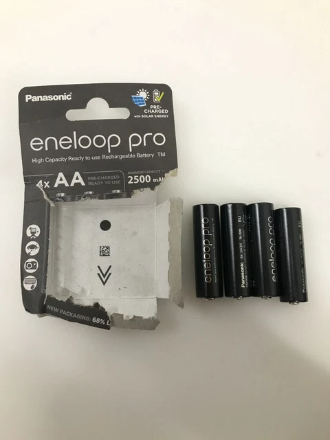 Panasonic Eneloop Pro Gen 3 Mignon Aa Nimh 2500mah 4er Pack Bk