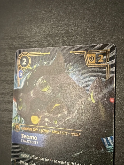 RIFTBOUND LEAGUE OF Legends TCG Teemo Strategist Alternate Art Foil OGN ...