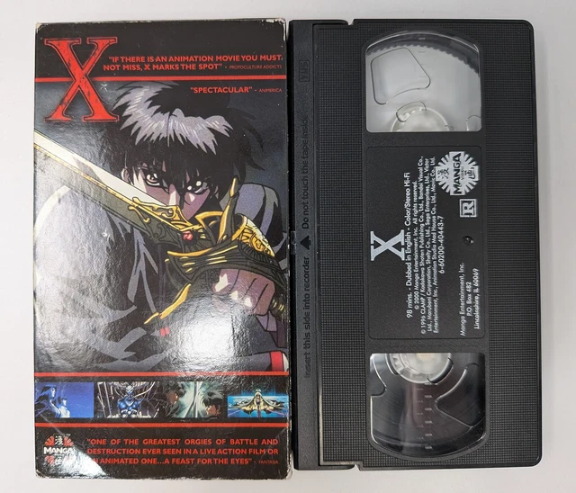 VHS: X (1994): Manga, anime OVA Tomokazu Seki, Ken Narita, Junko ...