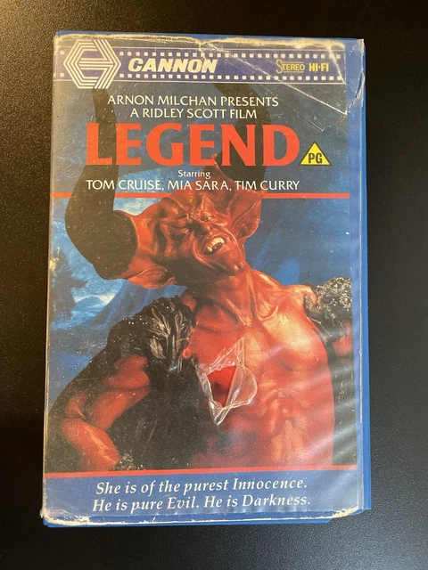 LEGEND (VHS) 1985 Very Rare Big Box, Tom Cruise, Mia Sara, Tim Curry ...