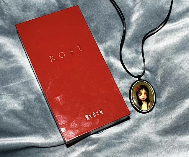 MARK RYDEN OFFICIAL Metal Enamel ROSE Necklace by Porterhouse Editions ...
