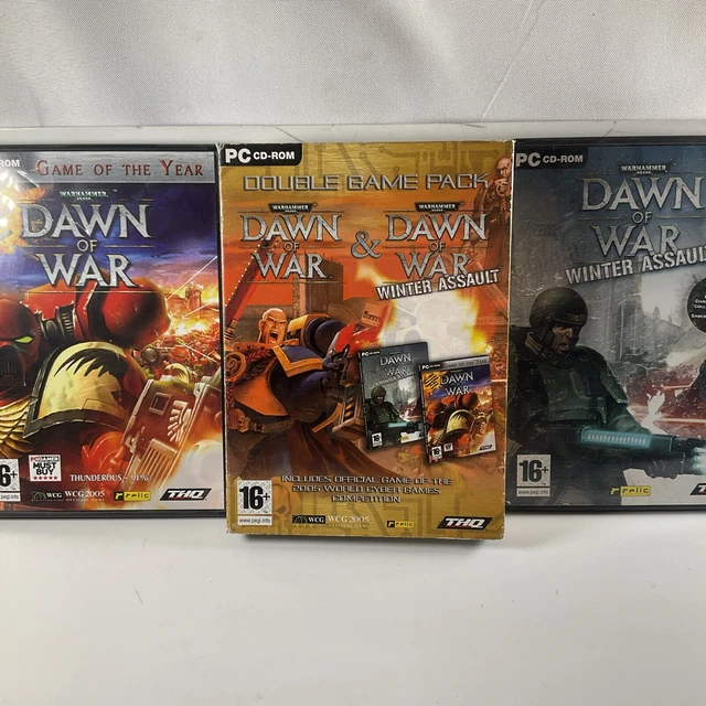PC CD-ROM WARHAMMER - Double Jeu Paquet: Dawn De War & Hiver Assault ...