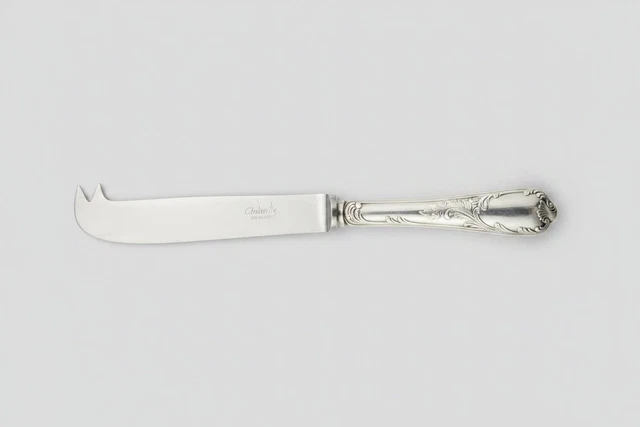 CHRISTOFLE, COUTEAU DE service à fromage en métal argenté modèle Marly ...