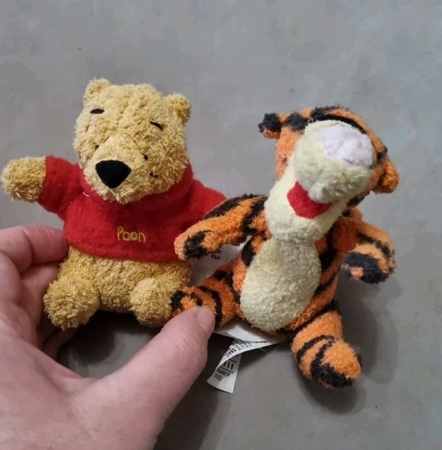 VINTAGE WINNIE THE Pooh And Tigger Marks And Spencers Small Plush Bears ...