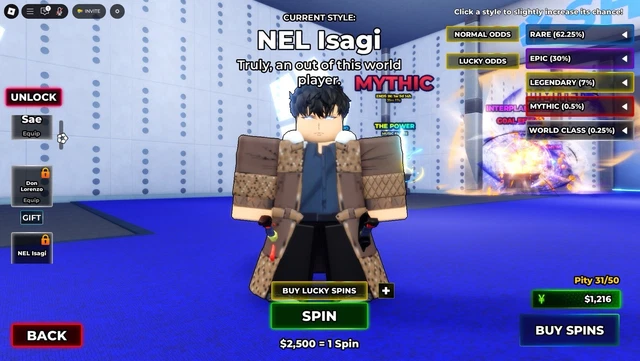 NEL ISAGI+DON LORENZO+SAE (Blue Lock Rivals) Cheap Fast-Delivery All ...