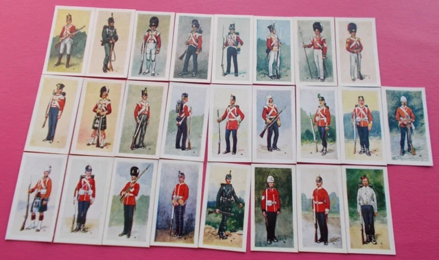 CIGARETTE CARDS ATC MILLS BRITISH UNIFORMS OF THE 19TH CENTURY FULL SET ...
