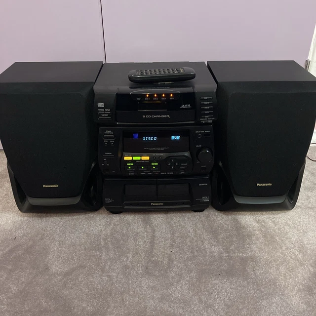 PANASONIC SA-CH74 CD Stereo Hi-go System Vintage MASH DOLBY FM Radio ...