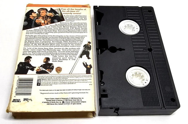 POLICE ACADEMY 6 City Under Siege VHS 1989 £6.35 - PicClick UK