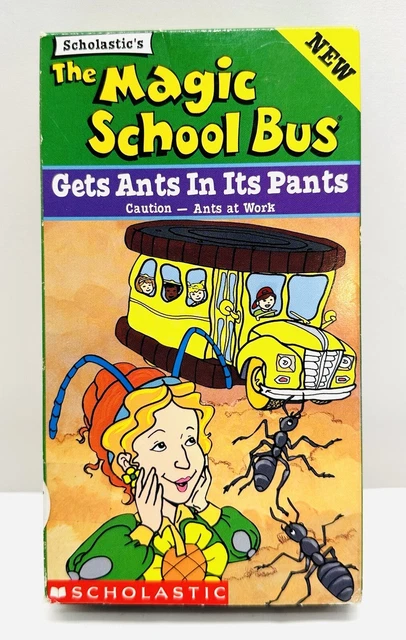 THE MAGIC SCHOOL BUS ANTS IN ITS PANTS Caution Ants at Work VHS Home ...
