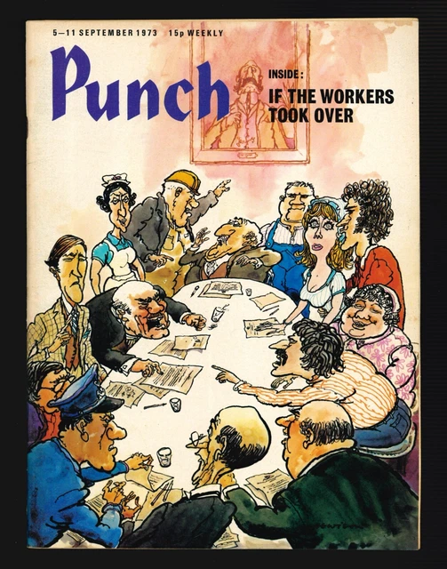 PUNCH SEP 1973 Bundle of 4 copies Vintage Original Satire Magazine £33. ...