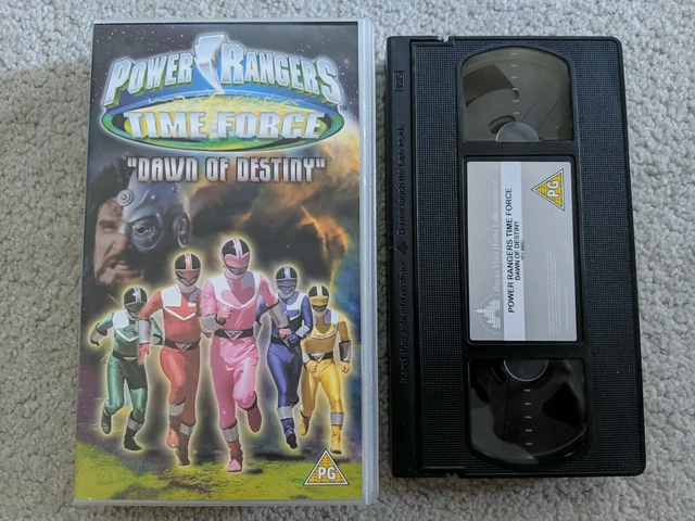 POWER RANGERS TIME force dawn of destiny - Kids Childrens - VHS VIDEO ...
