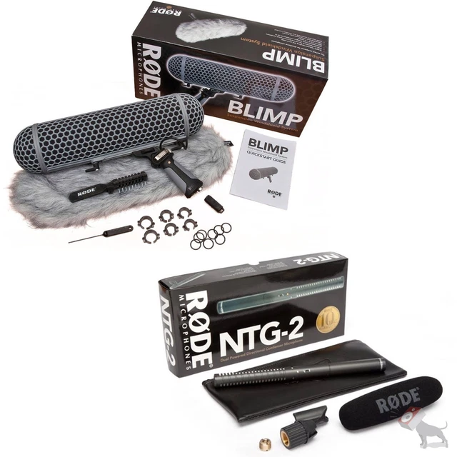 RODE BLIMP WINDSHIELD System and NTG-2 Condenser Shotgun Microphone ...
