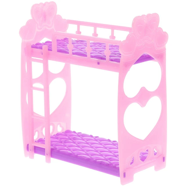 MAISON DE POUPÉE Lit Superposé Mobilier Mini Miniature Éclairée Enfant EUR 6,99 - PicClick FR