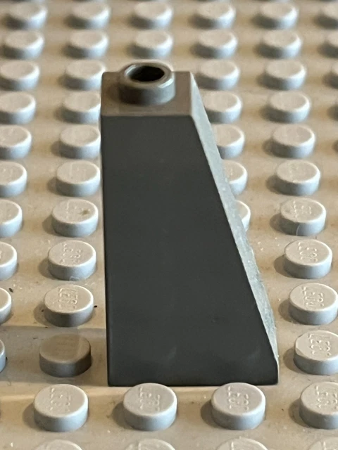 LEGO DARK GRAY OldDkGray Slope 75 2x1x3 Open Stud Ref 4460a / Set 7191 ...