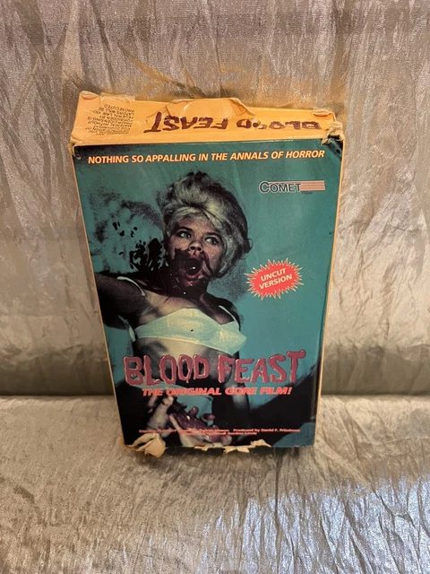 BLOOD FEAST VHS Large Case No VHS £23.21 - PicClick UK
