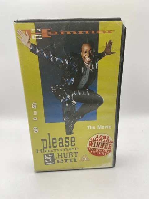 MC HAMMER PLEASE Hammer Don’t Hurt Em VHS Movie Video Cassette Tape £3. ...