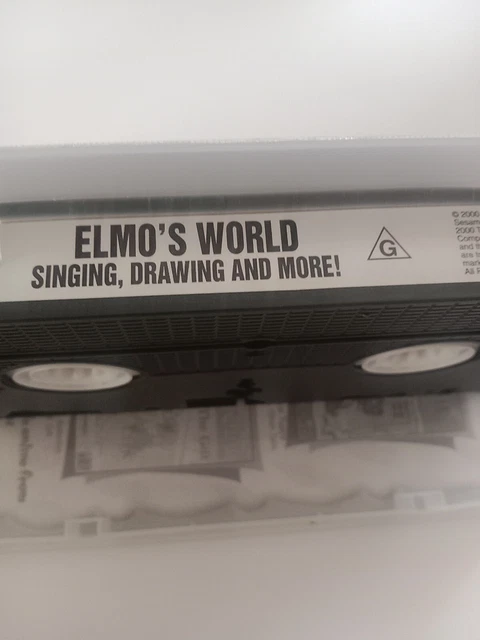 SESAME STREET - Elmo's World Singing Drawing And More! - Vhs $19.99 ...
