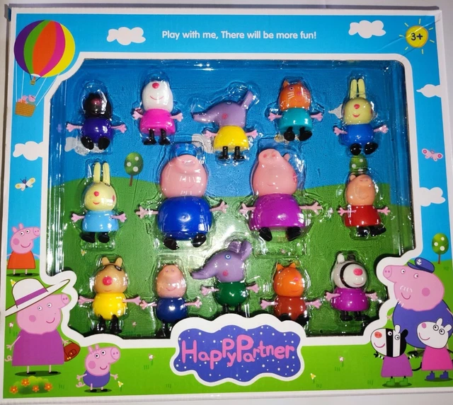 PEPPA PIG SET 14 Personaggi Action Figure EUR 27,99 - PicClick IT
