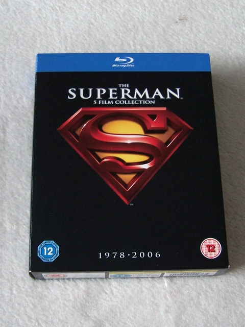 SUPERMAN 5 FILM Collection 1978-2006 - Region B Blu-Ray - NEW Condition ... SUPERMAN 5 FILM Collection 1978-2006 - Region B Blu-Ray - NEW Condition ...