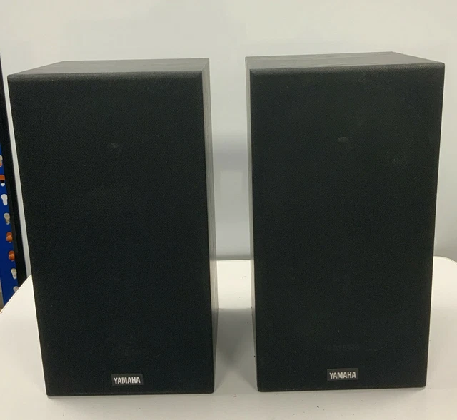 YAMAHA NS-B50 SPEAKERS black wooden case made in england EUR 49,02 - PicClick IT