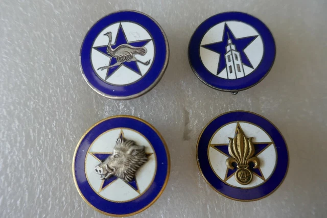 FOREIGN LEGION BADGES 4° REI Foreign Infantry 4°6° Base Company Reg £43 ...