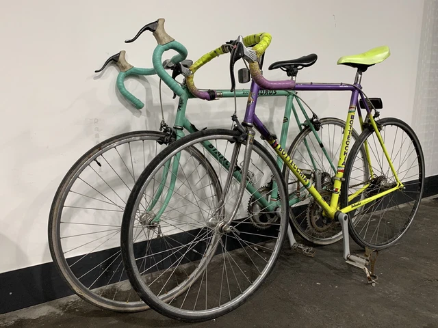 VINTAGE RENNRAD BIANCHI Caurus 837 Celeste + Bottecchia Retro Classic 90er Italy EUR 223,00 ...