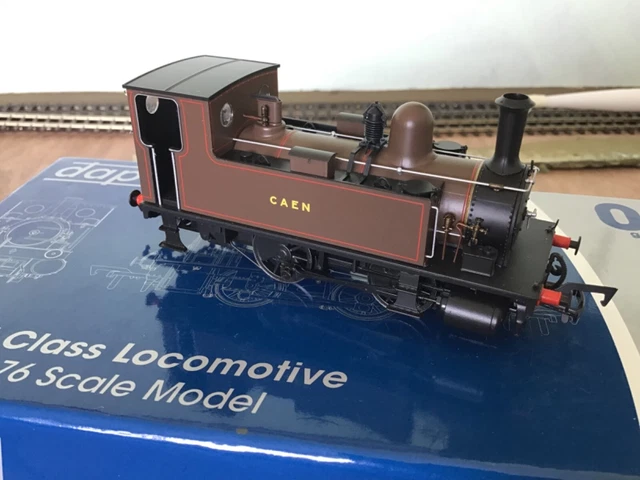 00 GAUGE DAPOL LSWR B4 Class 0-4-0T Locomotive Caen Brown 90 DCC Fitted ...