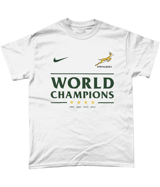OFFICIAL NIKE SPRINGBOKS Rugby World Cup 2023 Champions t-shirt: Size ...