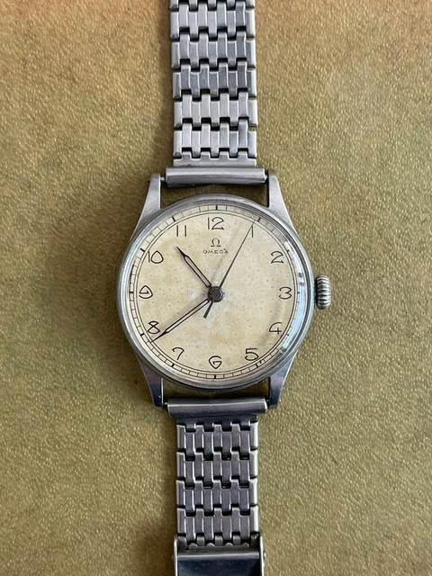 VINTAGE OMEGA DRESS Watch cal. 30T2SC WW2 1944 EUR 689,00 - PicClick FR