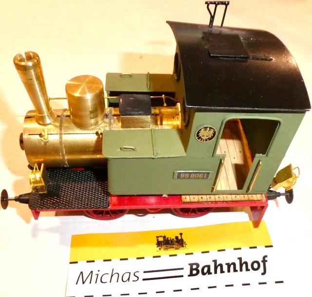 DAMPFLOK 89 8061 grün Eigenbau zum weiter Basteln auf Spur 0 GA2 å EUR ...