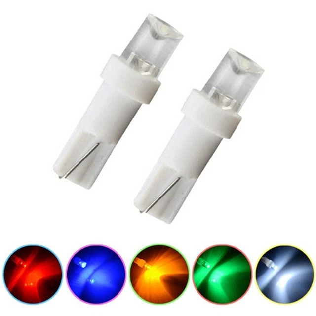 UNIVERSAL LED DASHBOARD Light 12V Indicator Bulb Replacement Gauge Lamp ...