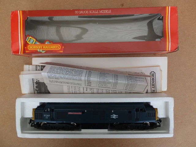 HORNBY R402 - Br Blue Class 37 Diesel Locomotive 37207 William ...