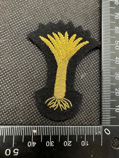 BRITISH ARMY WELSH Guards Regiment Bullion Cap / Beret / Blazer Badge ...