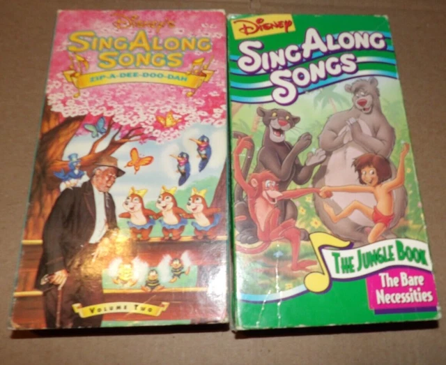 DISNEY SING ALONG Songs Zip A Dee Doo Dah VHS $9.61 - PicClick CA