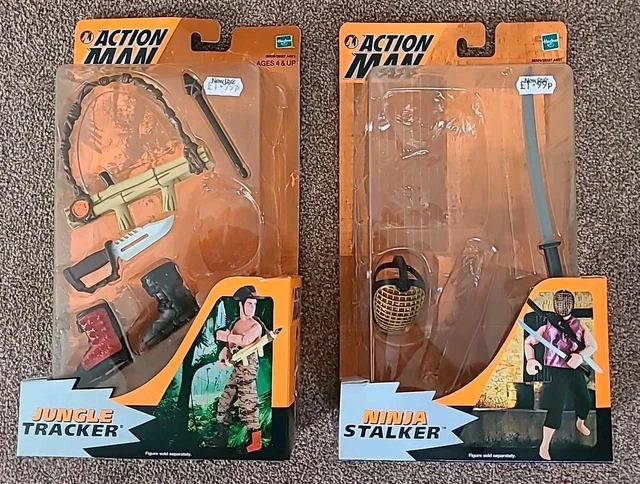 VINTAGE ACTION MAN Jungle Tracker & ninja Sets Hasbro Incomplete £40.00 ...