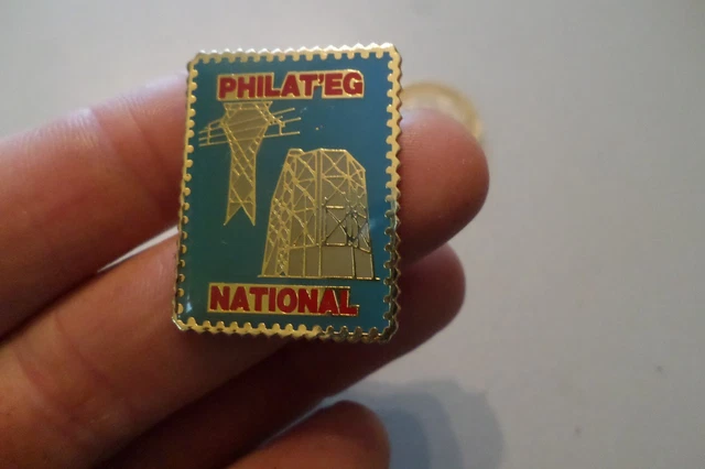 BADGE PIN S broche PHILATEG NATIONAL electricité edf gdf Collection timbre club EUR 9,90 ...