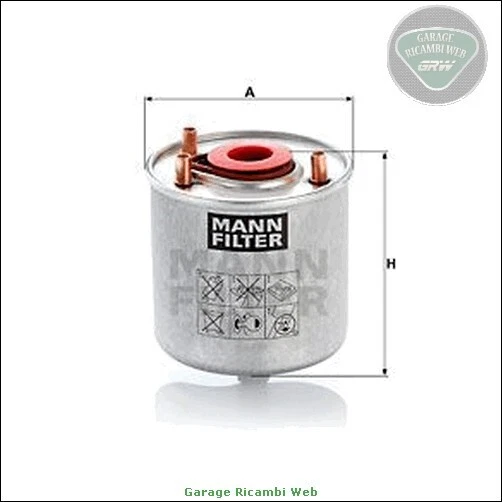 WK9046Z FILTRO CARBURANTE Mann-Filter Gasolio per FORD GRAND C-MAX ...