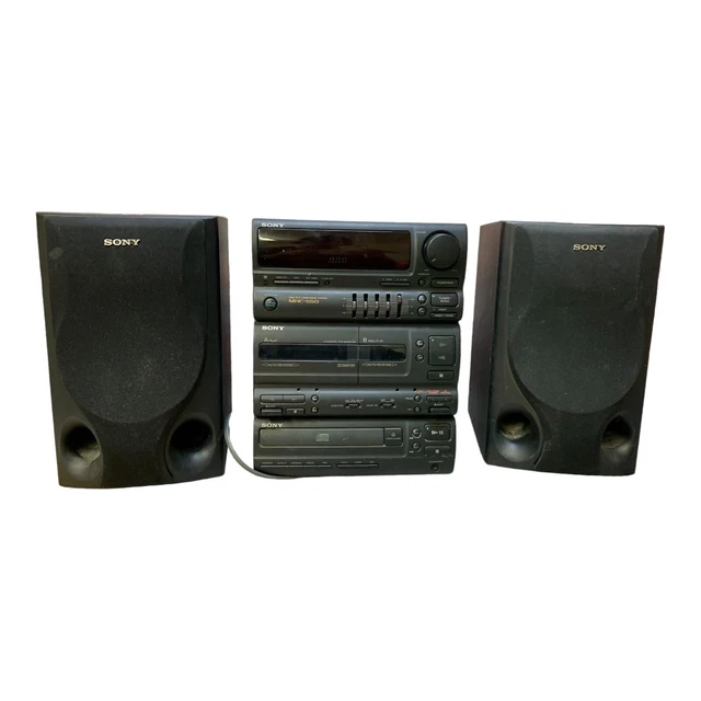 VINTAGE SONY MINI Hi-Fi System MHC-500, 29cm High £69.99 - PicClick UK