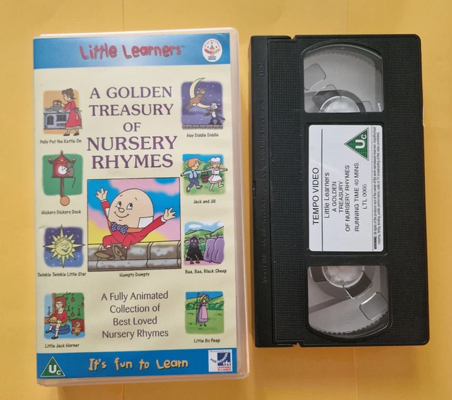 A Golden Treasury Of Nursery Rhymes Little Learners Pal Vhs Video ** £ ...