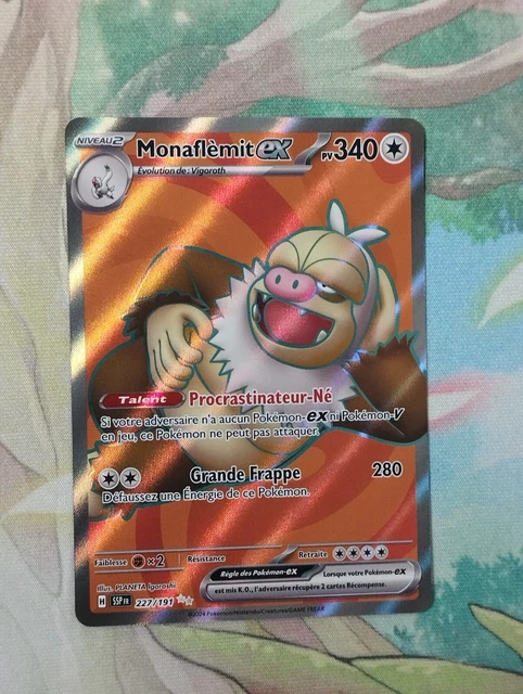 CARTE POKÉMON MONAFLÉMIT Ex 227/191 EV8 Etincelles Déferlantes EUR 6,00 ...