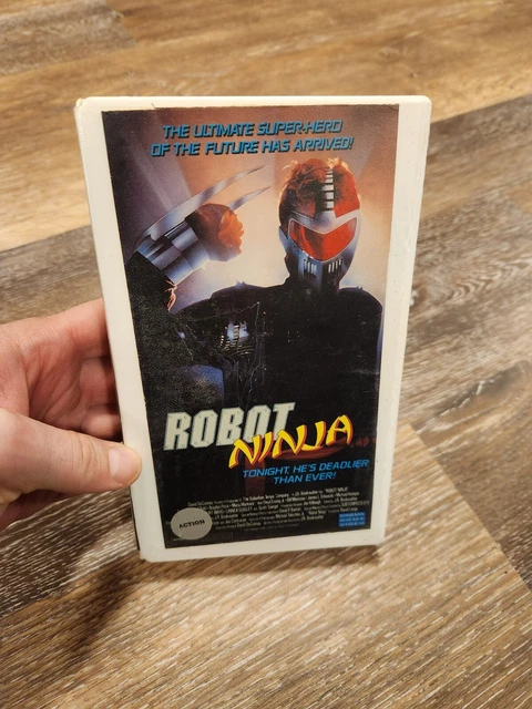 TESTED VINTAGE ROBOT Ninja. VHS. Horror Ex-rental rare cult £74.68 ...