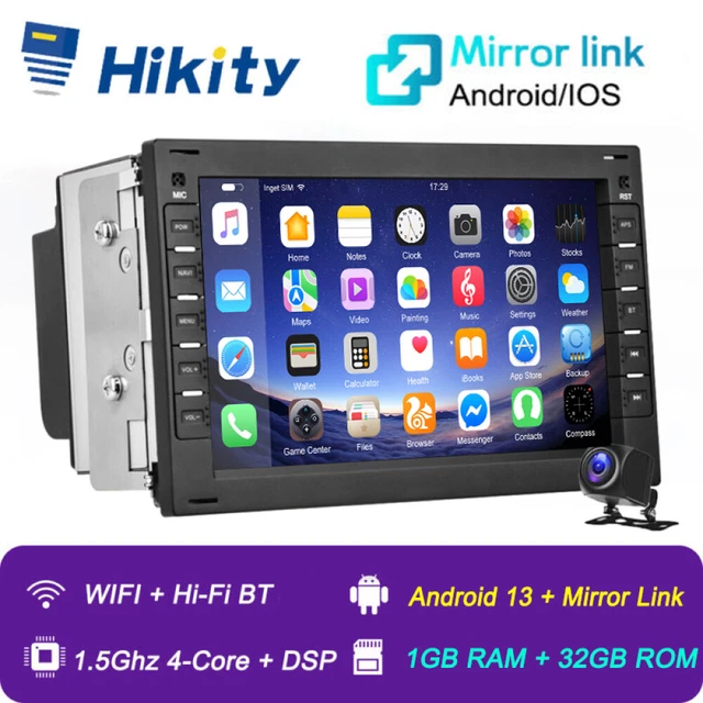 TELECAMERA DI NAVIGAZIONE autoradio GPS Android 13 per VW Polo 9N ...