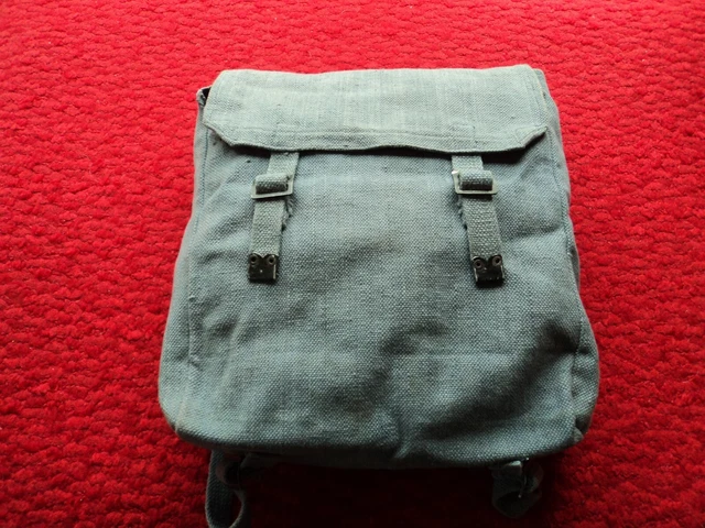 ORIGINAL WW2 RAF Army Pattern 37 Back Pack Bag. Blue-Grey. Excellent ...