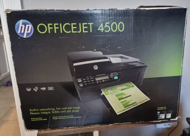 HP OFFICEJET 4500 All-in-One (CB867A#B1H) - BRAND NEW - Open Box Print ...