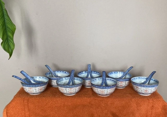 SERVICE EN PORCELAINES fine de Chine années 1960/70 estampillé EUR 35,00 - PicClick FR