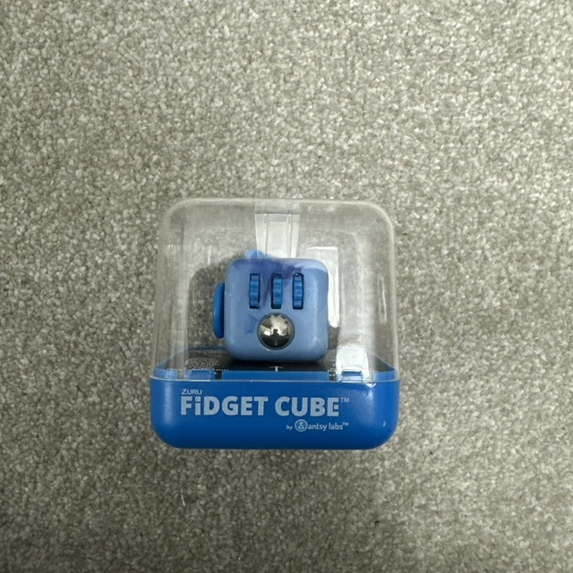 ORIGINAL FIDGET CUBE By Antsy Lab Zuru - Ocean Blue £9.99 - PicClick UK