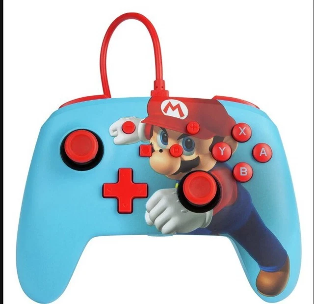 POWERA NINTENDO SWITCH Licensed Enhanced Wired Controller - Mario Punch ...