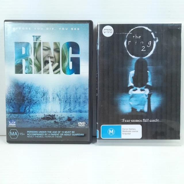 THE RING 1 & The Ring 2 Horror Drama Fear Stunning Conclusion 2 DVD's ...